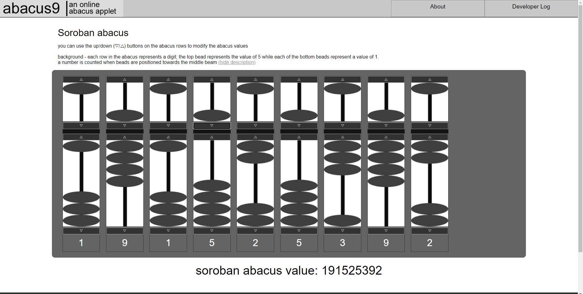 GitHub - senaonp/abacus9.com: online abacus applet | soroban (そろばん) | suanpan (算盘 ) | binary abacus