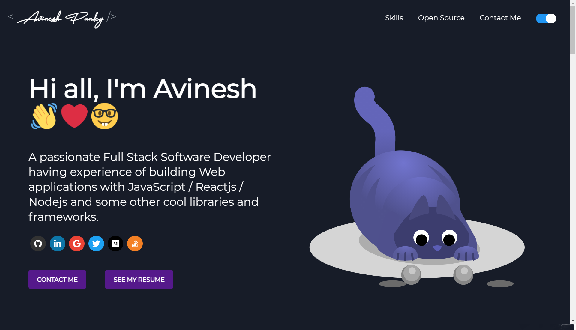 GitHub - avinesh2101/portfolio-avinesh: I am still working on this when ...
