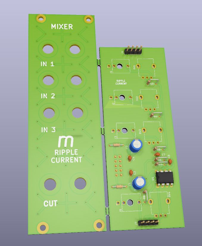 GitHub - RIPPLE-CURRENT/Simple_3CH_Mixer: Simple 3 Channel Eurorack ...