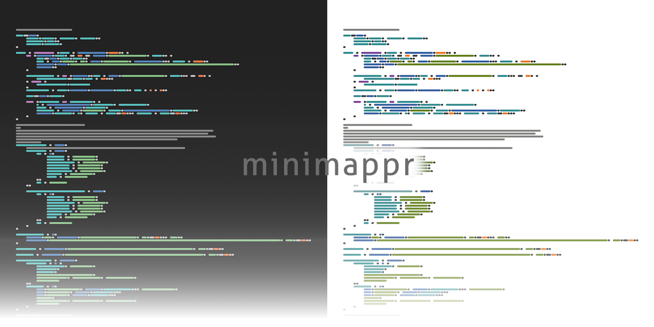 GitHub - klmr/minimappr: Code minimaps for R
