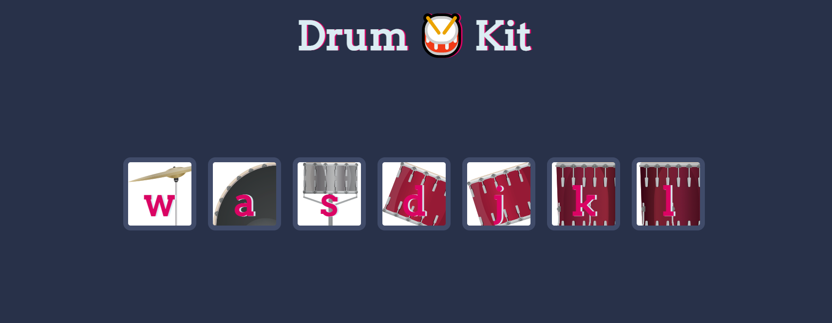 Github Meena Kaliswamy Drumkit An Array Of Percussion Instruments