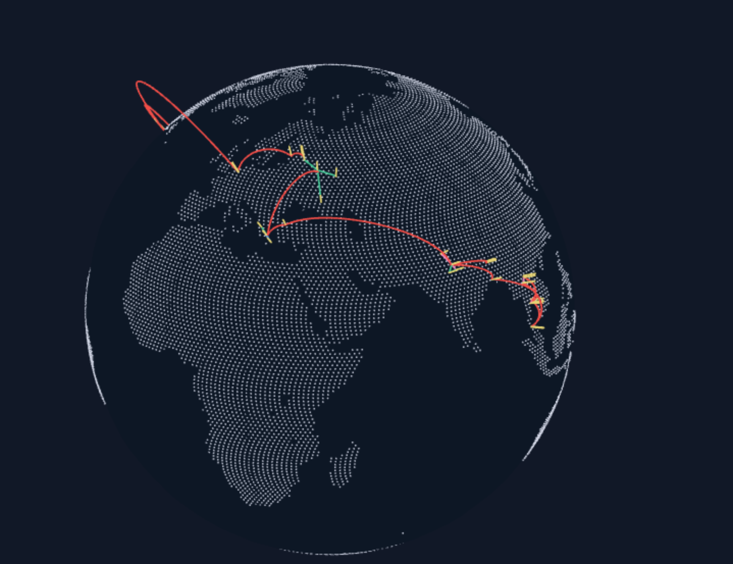GitHub - lexcast/globetravel: 3D Earth Globe to display your travels