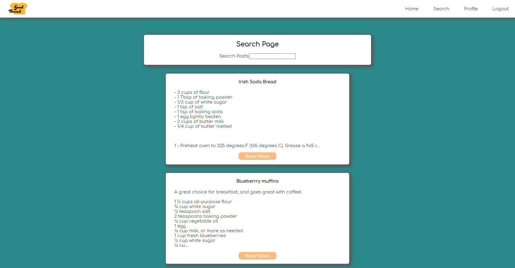 GitHub - Rmiverson/goodbread-frontend: Keystone project frontend for Flatiron school. Functions ...