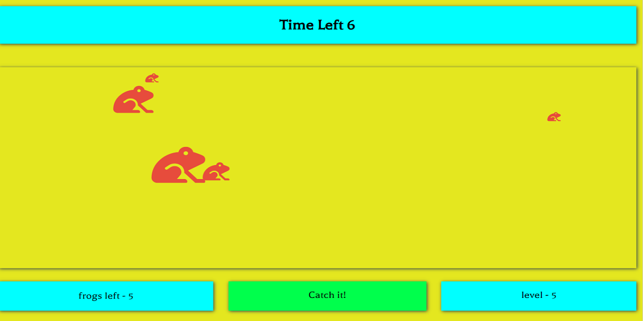 GitHub - nireani/Frog-Game: Catch the Frog Game - using jQuery