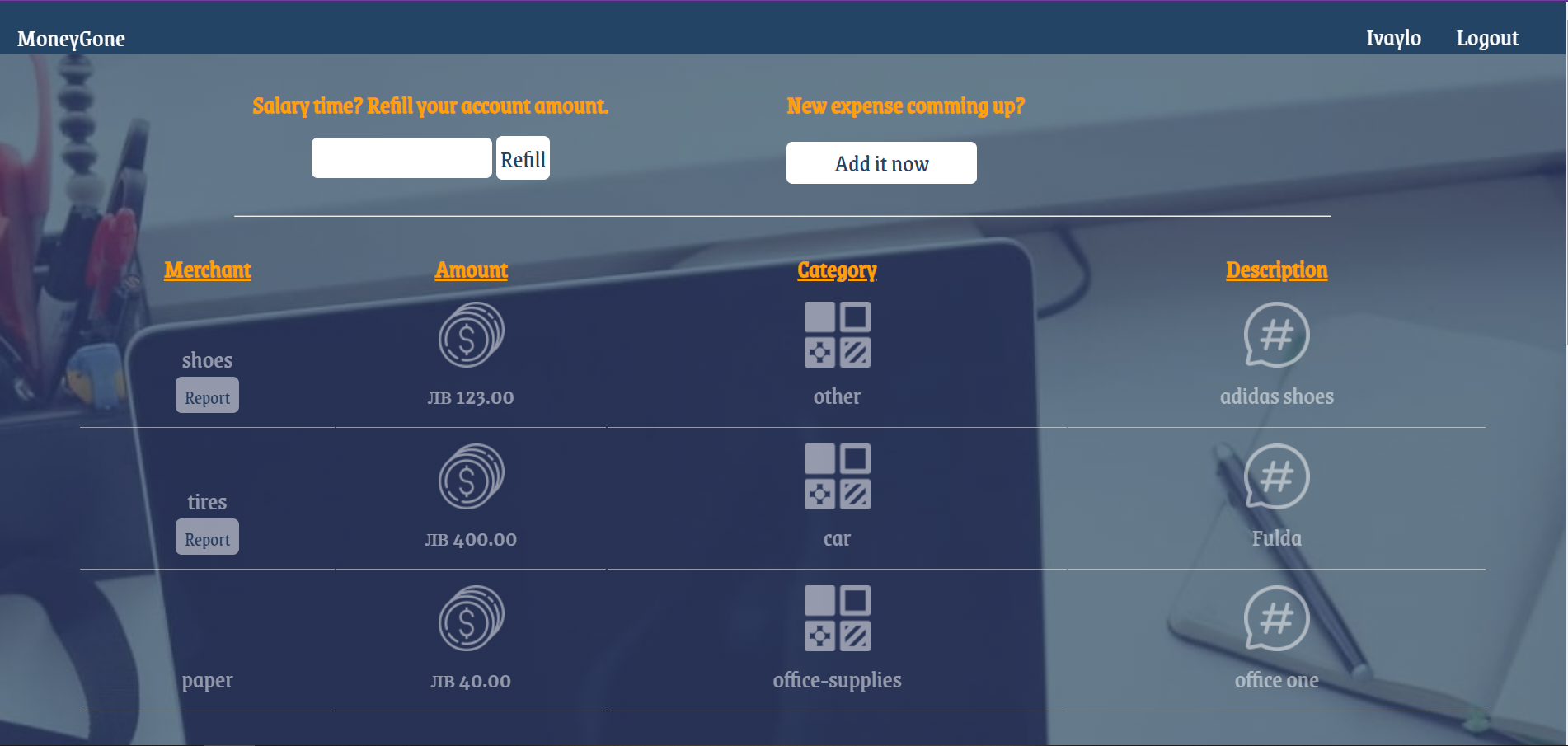 GitHub - martamihaylova/Expence-tracker: Back-end project with Node.js
