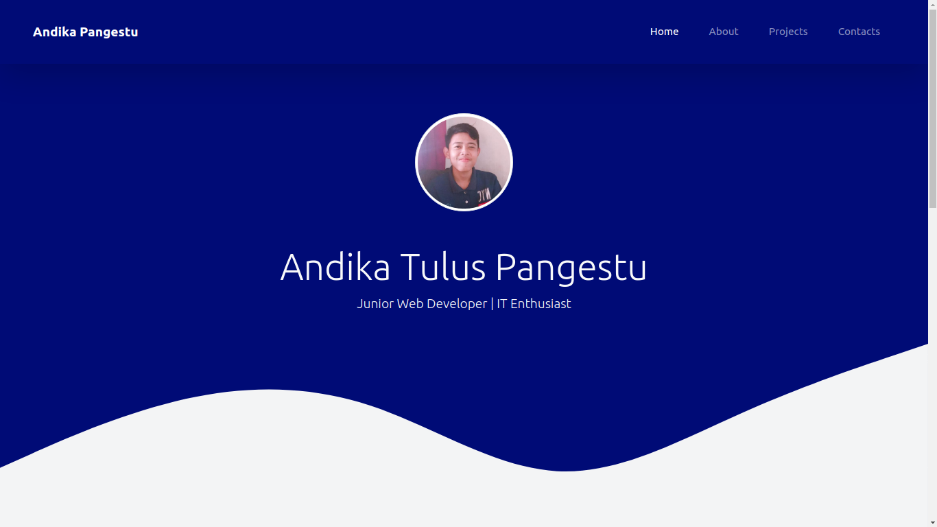 GitHub - andikatuluspangestu/portfolio-landingpage: Hasil Nonton Video ...