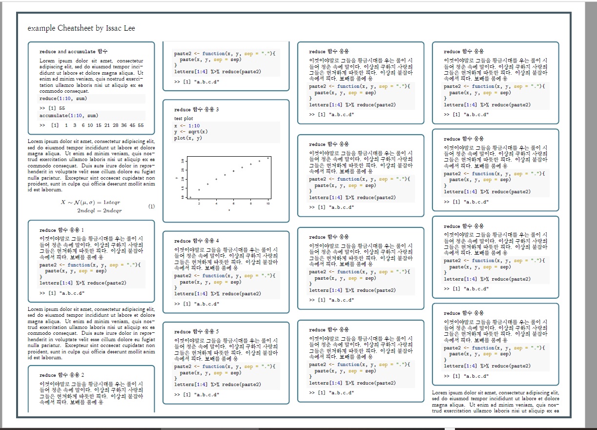 Cheatsheet Generatorcheat Sheet Rmarkdownrproj At Main · Statisticsplaybookcheatsheet
