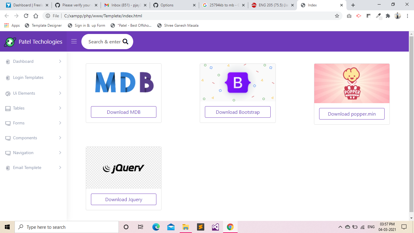 GitHub - Jay2733/WebDesigner-Template: This Template Using By all ...