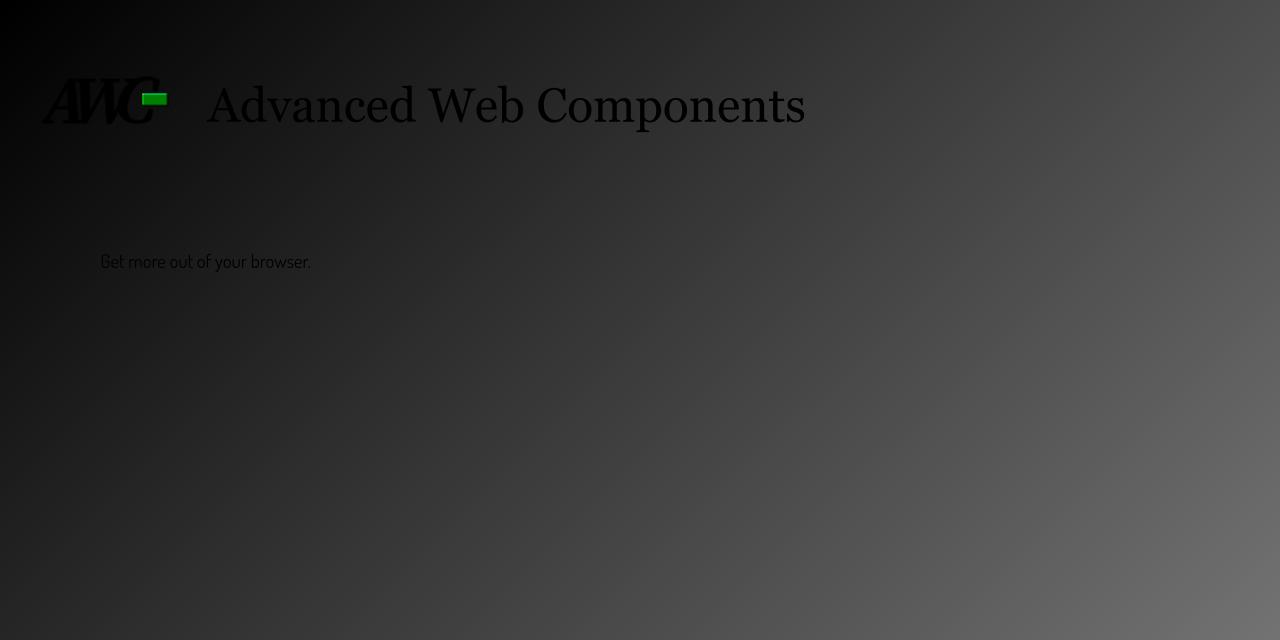 GitHub - polygonnedpotato/advanced-web-components: A framework to ...