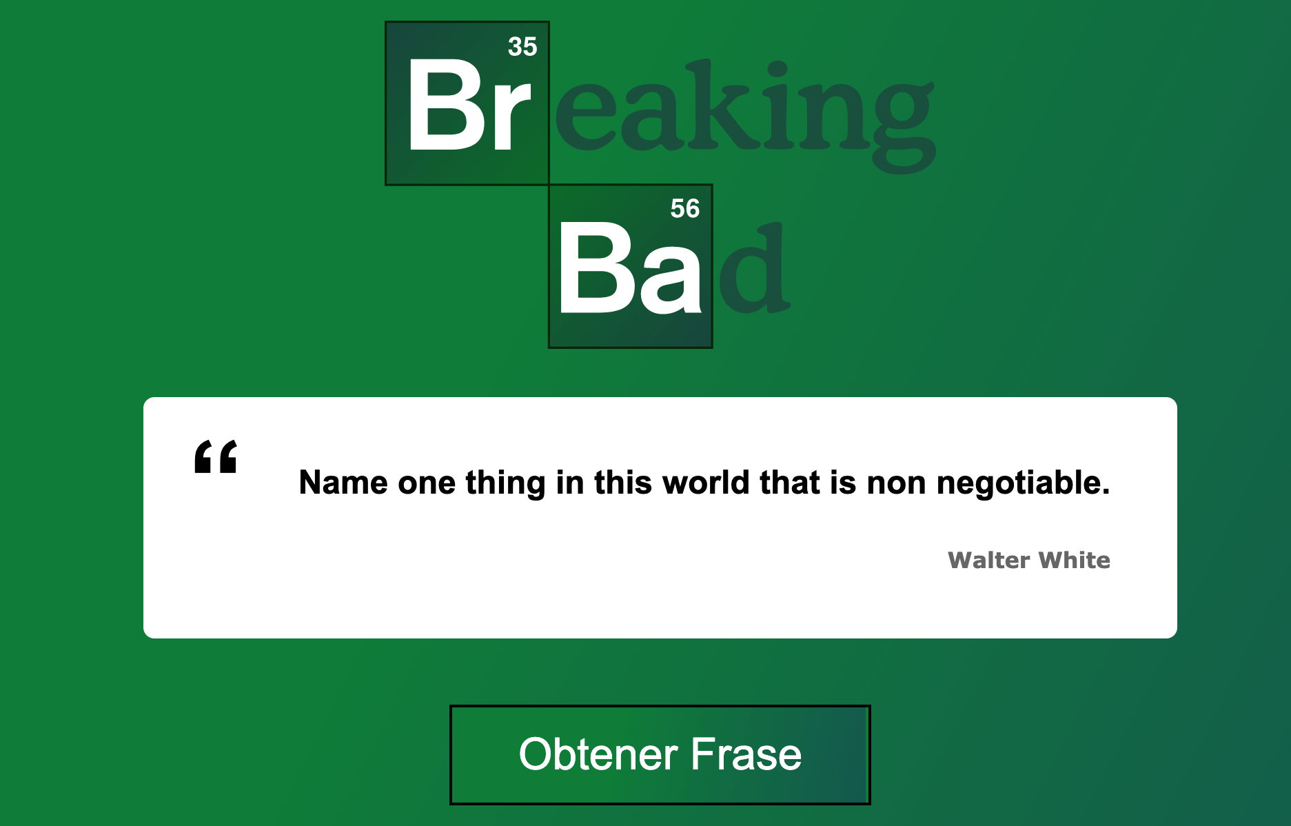 GitHub - adrianGette/frases-breaking-bad-react: Aplicación que consume frases de una API sobre ...