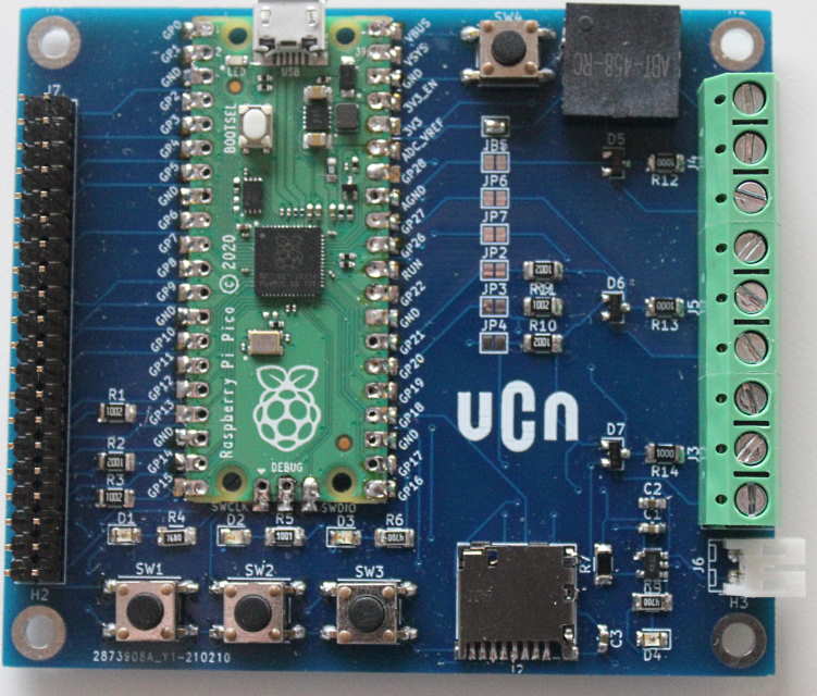 GitHub - ibhelmer/rp_pico_board: UCN Raspberry Pico Board