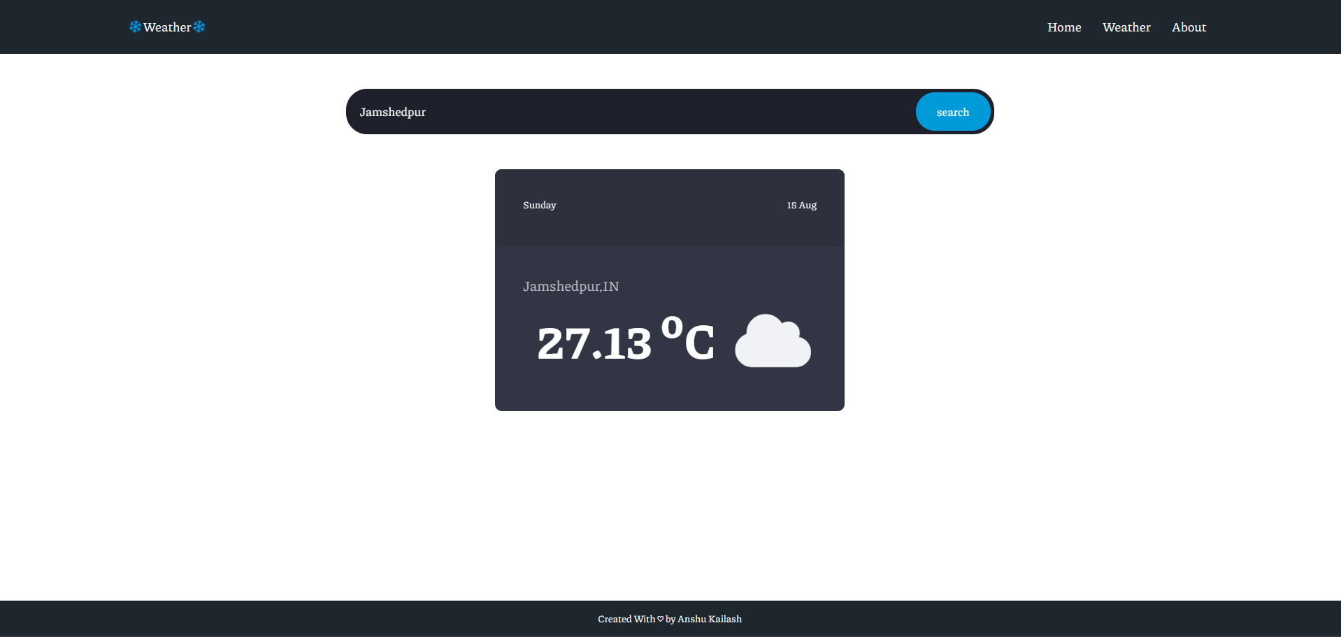 GitHub - Anshuak/Weather-Checker-Project: this is a dynamic website to ...