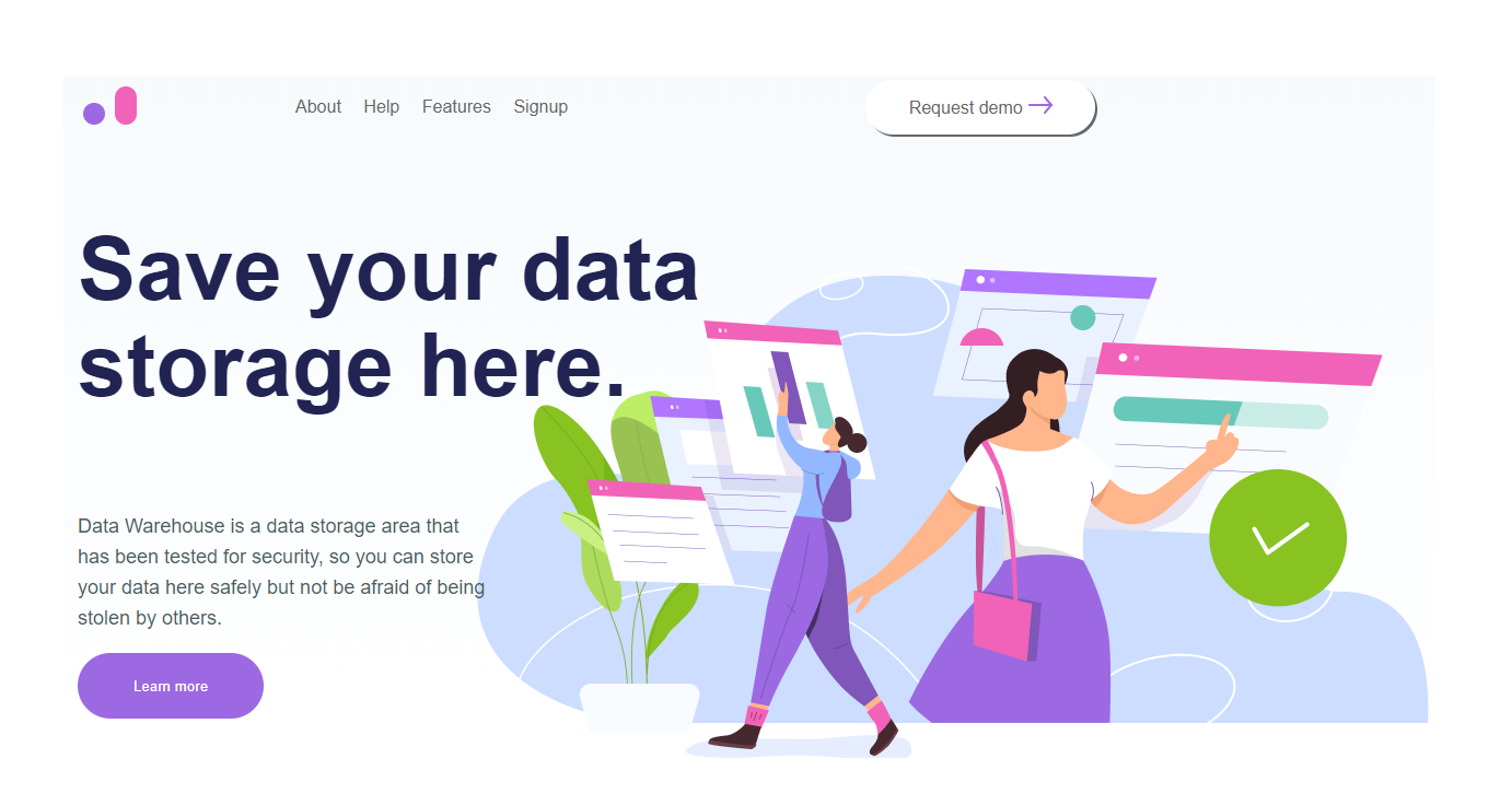 GitHub - bm-santos/landing-page: Single page application for ...