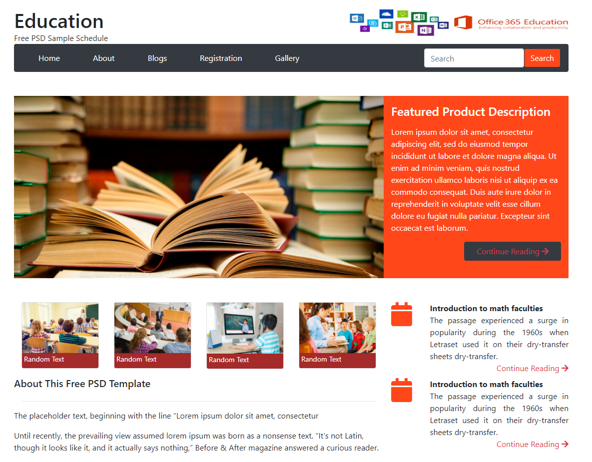 GitHub - diptyK/Bootstrap-Based-Educational-Website: In this project i have used bootstrap to ...