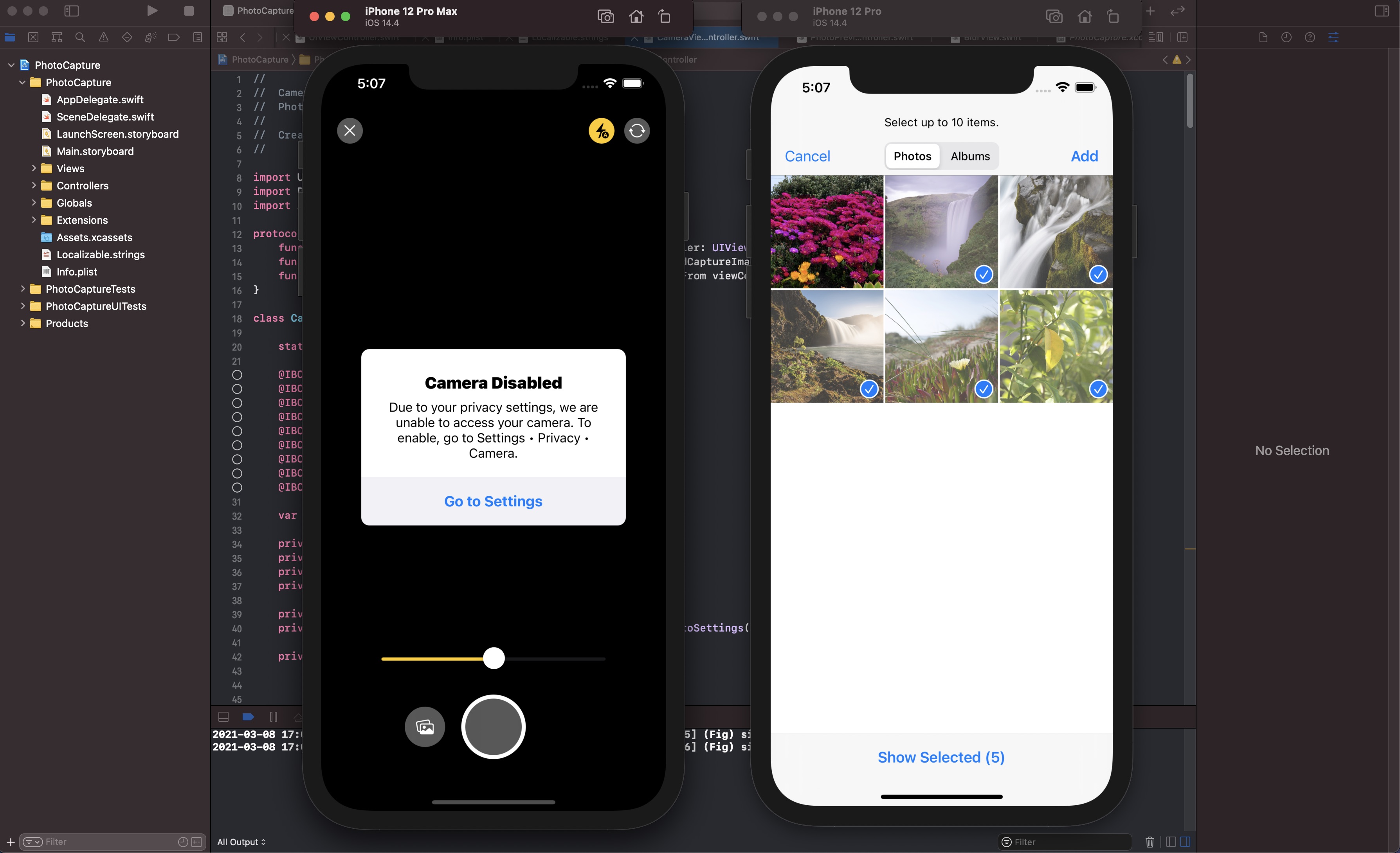 Github Krisrjackphotocapture Camera And Photo Library Ui In Swift Intended To Be Reusable