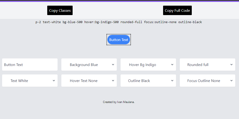 Github Extenvplayground Tailwind Playground Of Button Custom With Tailwind 