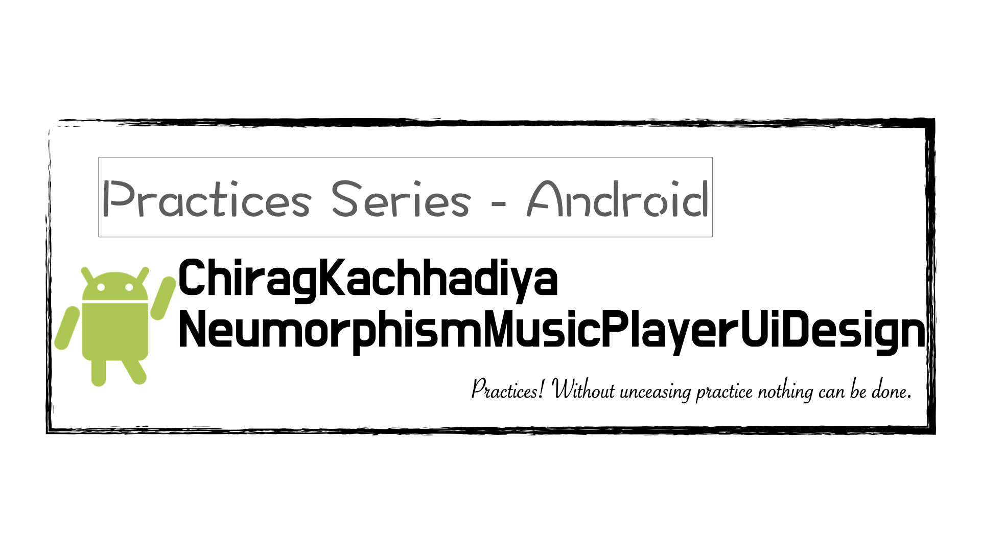 GitHub - rickbsr/Practices-Android-ChiragKachhadiya-NeumorphismMusicPlayerUiDesign: 實戰系列（Android ...