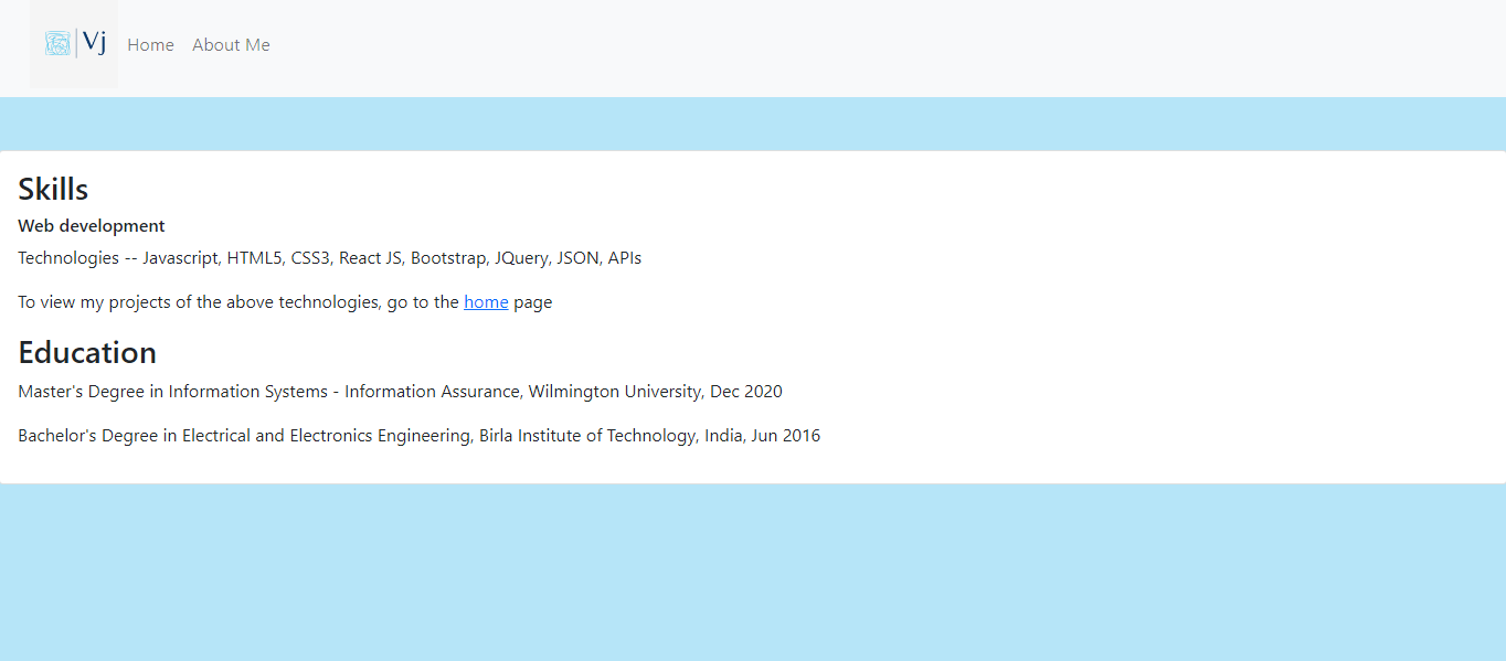 GitHub - alotuscoder/portfolio1: VJs portfolio