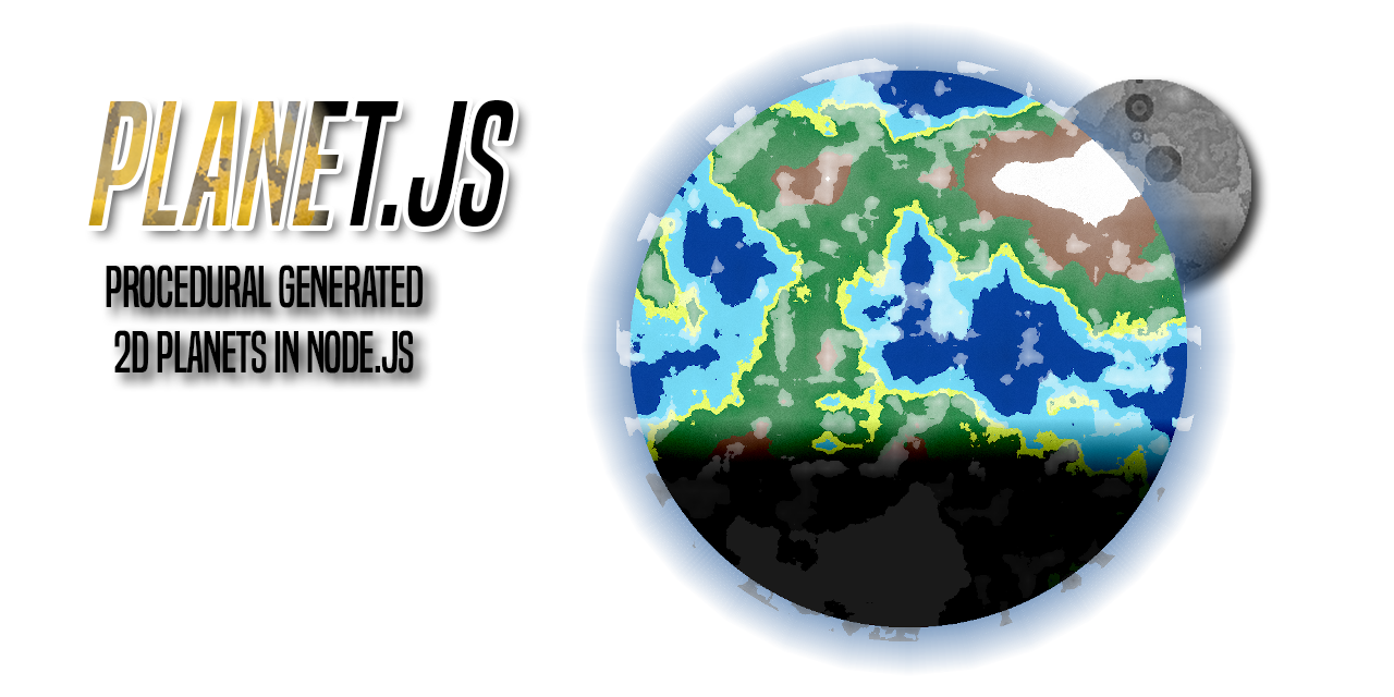 GitHub - SteffTek/planet.js: Procedural generated 2D planets in NodeJS.