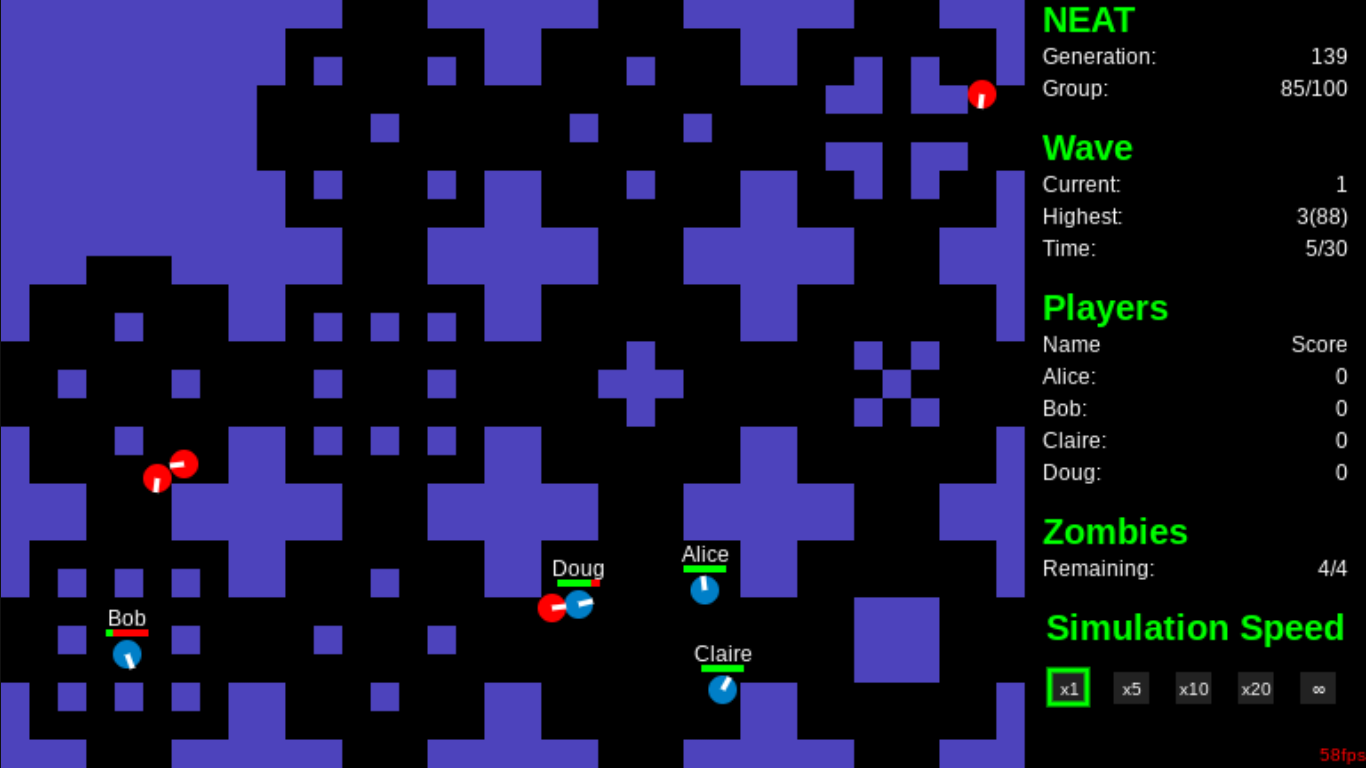 GitHub - bcook85/survive-the-neat: Neural Networks learn to play a co ...