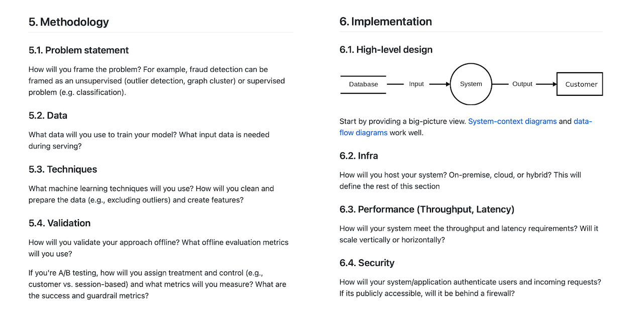 GitHub Eugeneyan ml design docs Design Doc Template Examples For