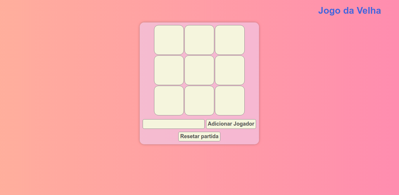 jogo-da-velha · GitHub Topics · GitHub