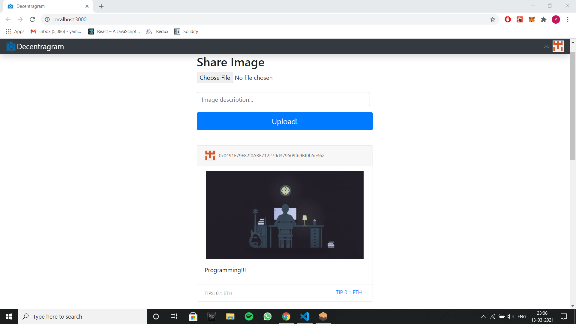 GitHub - Yaman-bot/decentragram: A decentralized version of Instagram