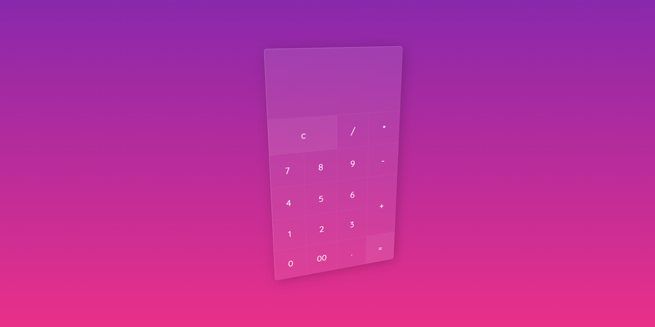Github Llewellyn500glassmorphic Calculator Simple Calculator With A Glassmorphic Design And 