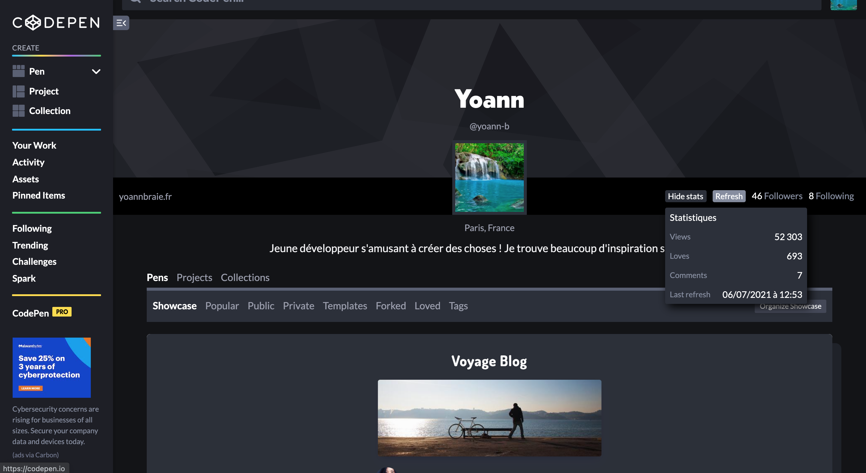 Github Ceairencodepen View Counter Count Your Profile Views In Codepen