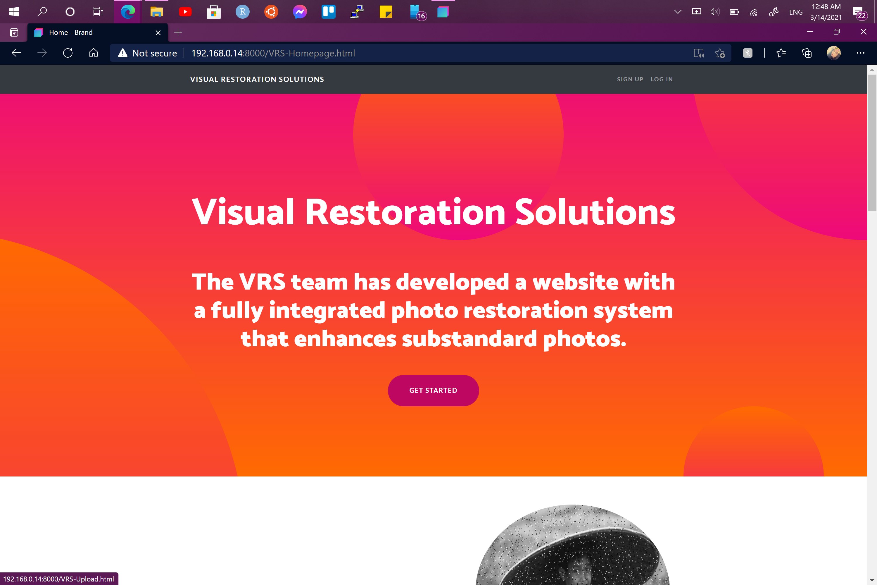 GitHub - igonzalez39/Hackathon-2021: VRS aims to restore imagery that ...