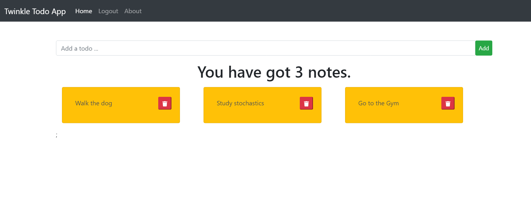 GitHub - alaaelkazaz/Twinkle-todo-app: Twinkle Todo Developed in MERN stack