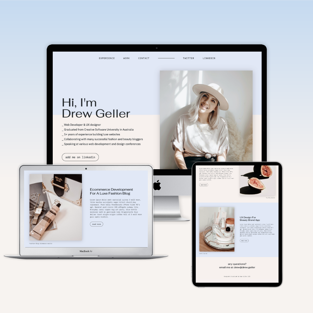 GitHub - NicoleGeorge/portfolio-template-dev: Web Developer portfolio ...
