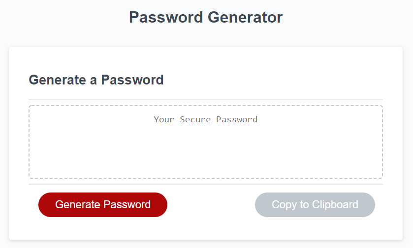 GitHub - PrinceAdelXX/password-generator-refactoring