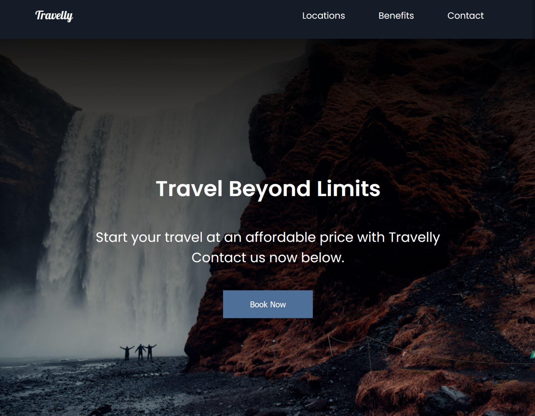 GitHub - senseilein/Travelly-Project: Travel Agency Webpage