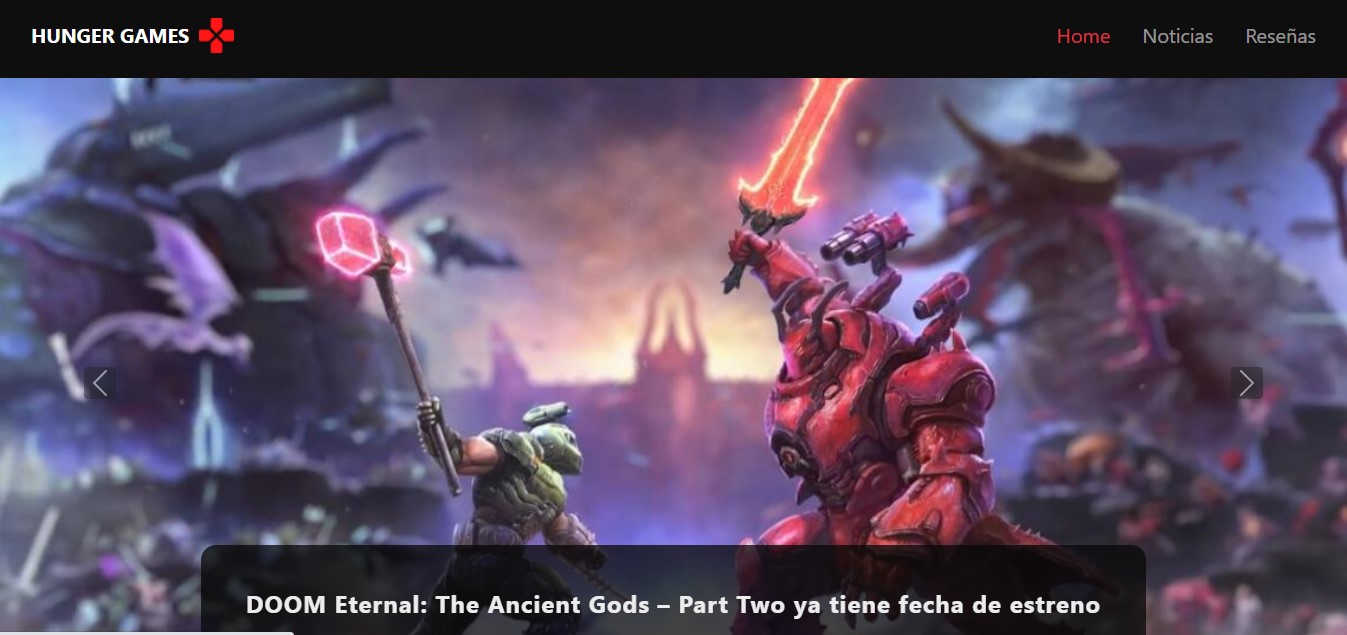 GitHub - mati2336/Hunger-Games: Pagina de Videojuegos, Reseñas y Mas