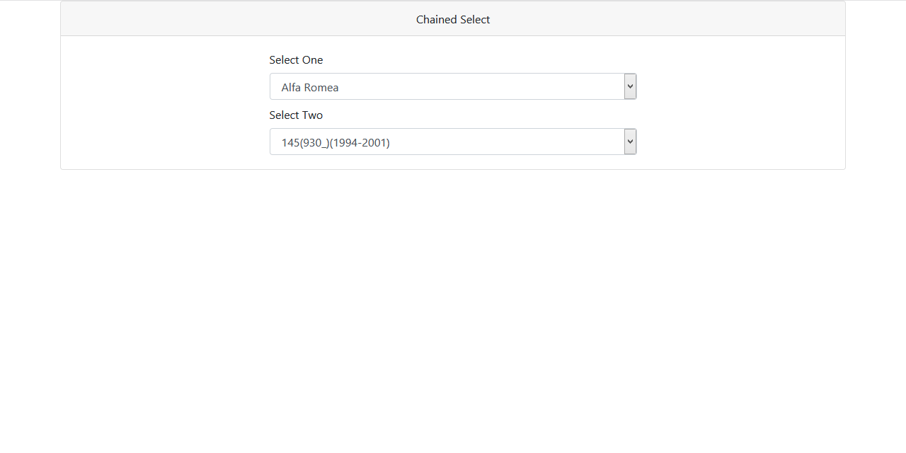 GitHub - jozsefkovari/chained-select