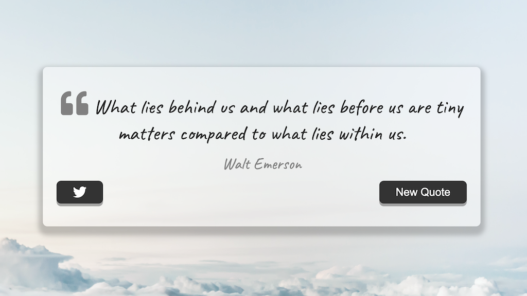 GitHub - RalucaElisabetaR/quote-generator: Fetch, Async/Await, Quote ...