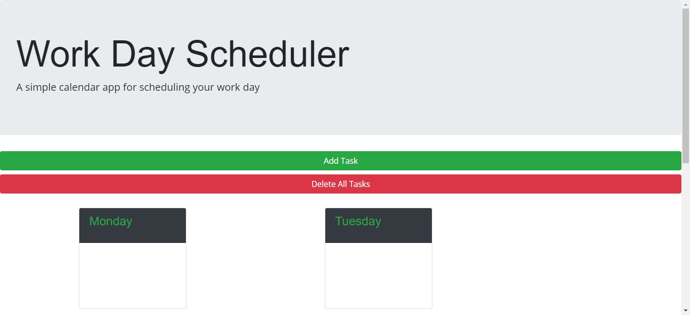 GitHub - sambollano/WorkDayScheduler