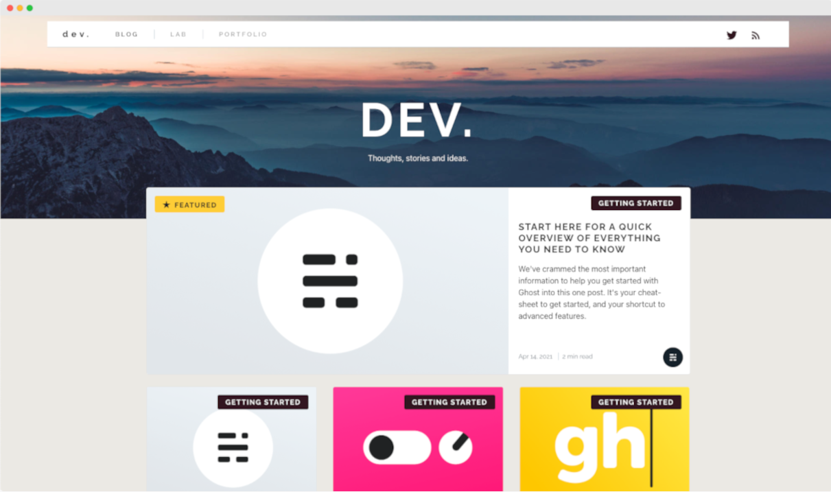GitHub - eduardochiaro/Impact: Ghost blogging theme