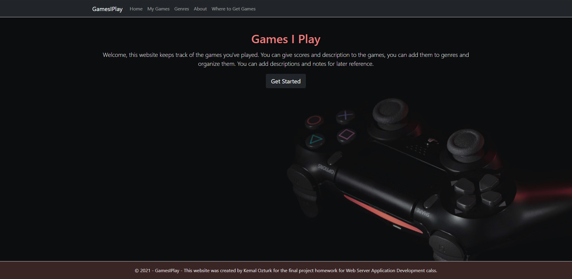 GitHub - ozturkkl/WebServerAppDevFinalHW: This is a web application ...