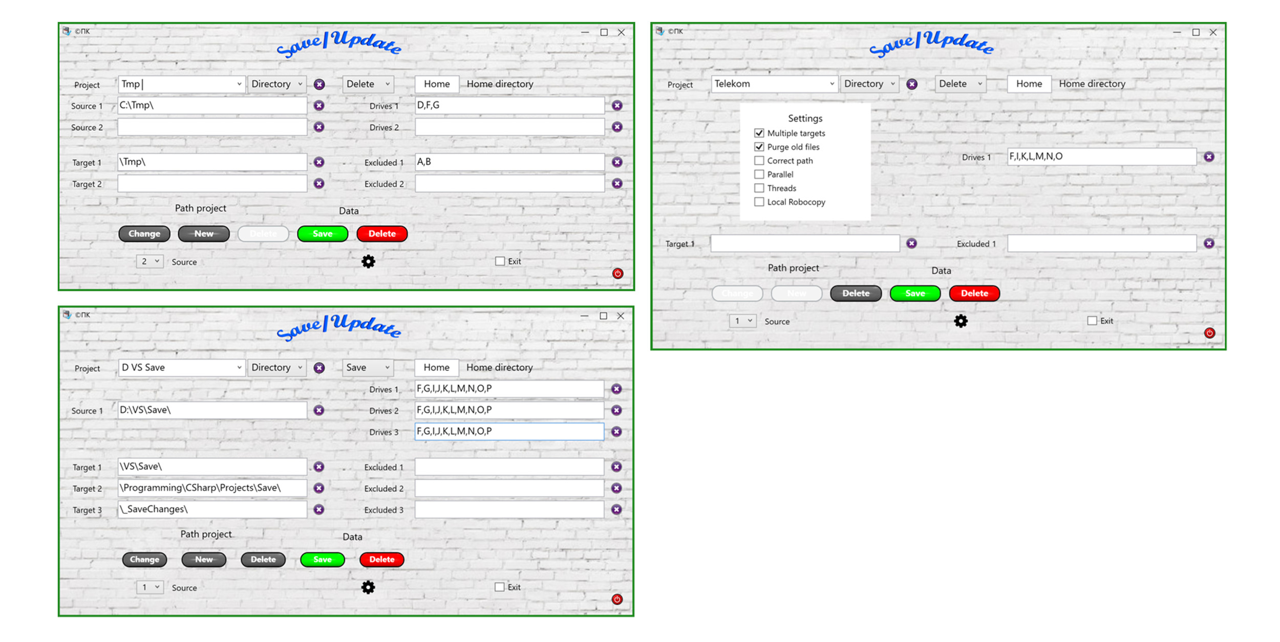 GitHub - MummiTroll/Save-Update: UI for administration of backups on ...