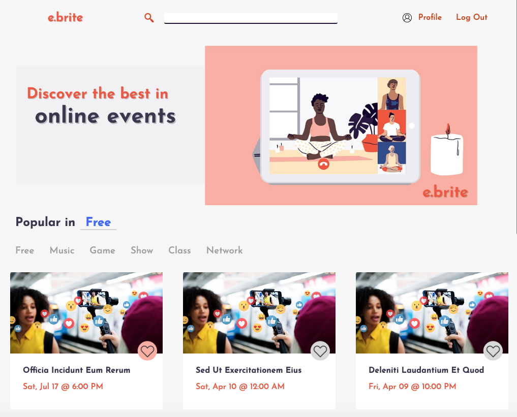 GitHub - eramsay20/ebrite: e.brite is a clone of eventbrite.com that focuses on connecting ...