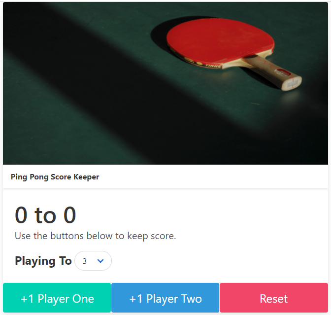 GitHub - hwgwalker/ping-pong-score-keeper: Online score keeper, built ...