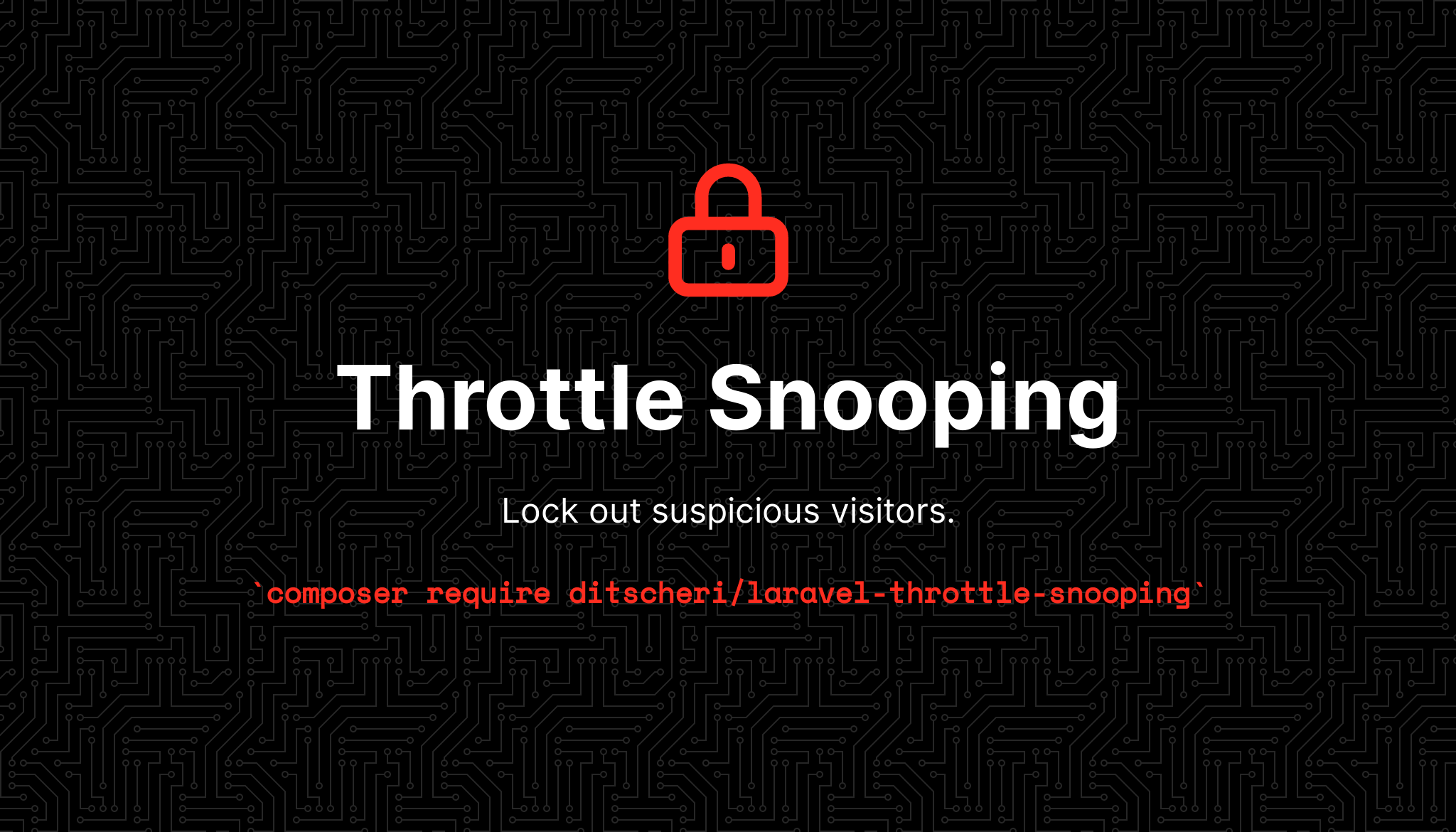 GitHub - ditscheri/laravel-throttle-snooping GitHub - ditscheri/laravel-throttle-snooping