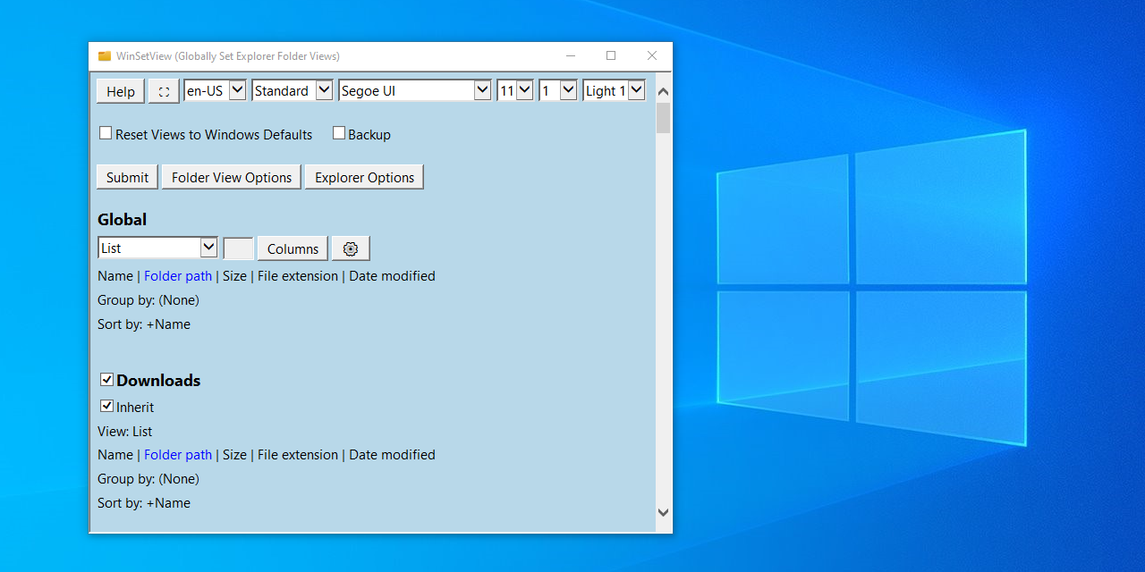 Github Lesferch Winsetview Globally Set Explorer Folder Views