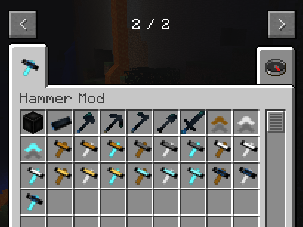 GitHub - aparx/Forge-Hammers: Minecraft quality of life modification ...