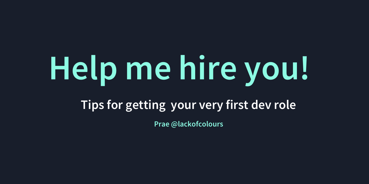 GitHub - praesongprasit/talk_help-me-hire-you: Sharing my personal ...