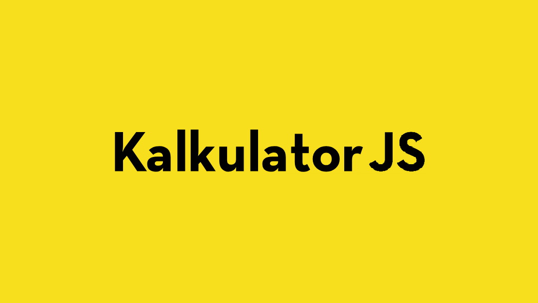 GitHub - tfkhdyt/kalkulator-js: Kalkulator sederhana dengan Javascript