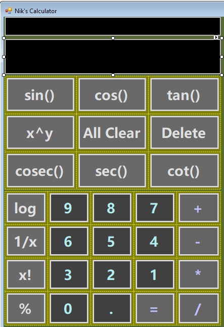 GitHub - NikhileshSinha/Scientific-Calculator