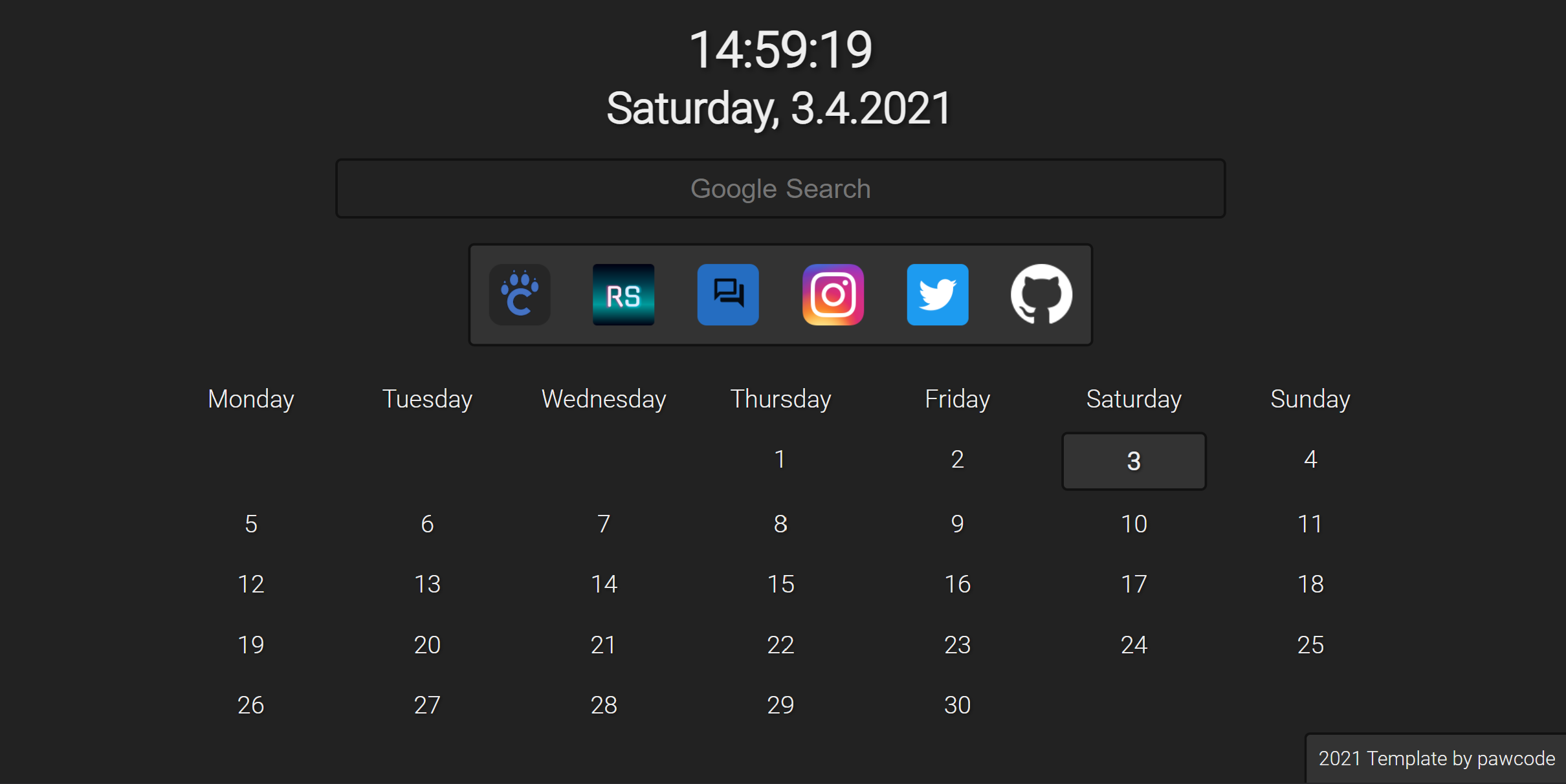 GitHub - pawcoding/Dashboard: This is a personal dashboard as browser ...